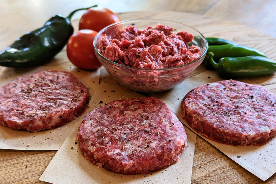 Ground Ostrich with Added Duck 1 lb. pack | Salger's Ostrich Products